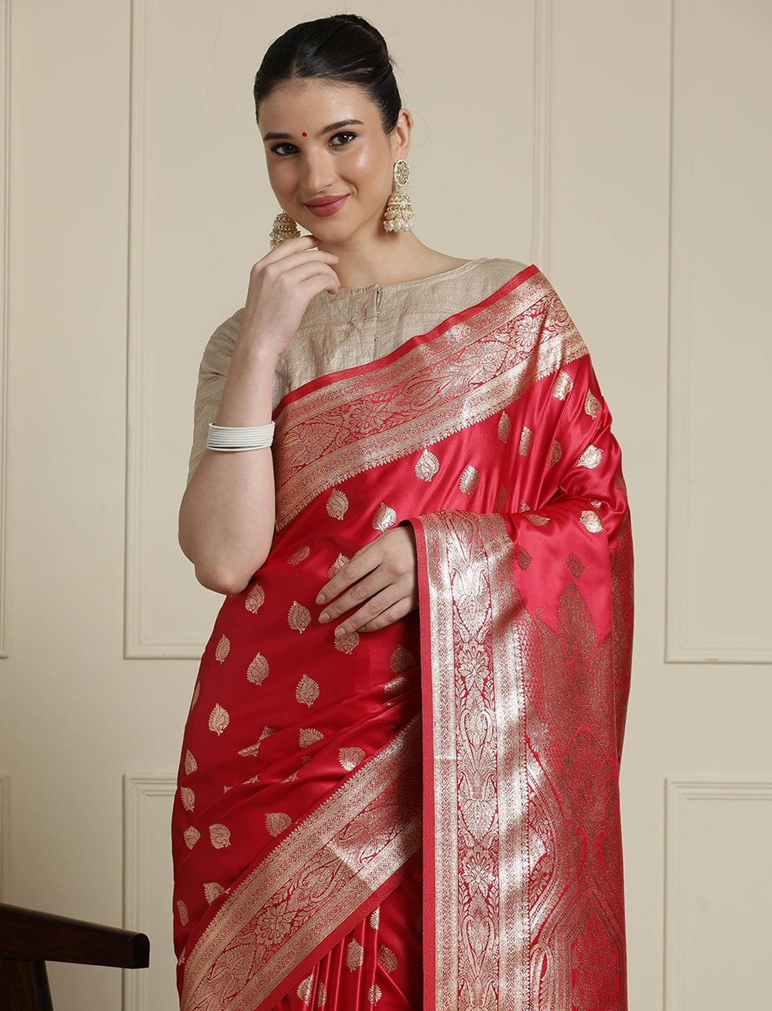 Wedding Aura Saree - Graceful Elegance for Your Big Day – Sarha